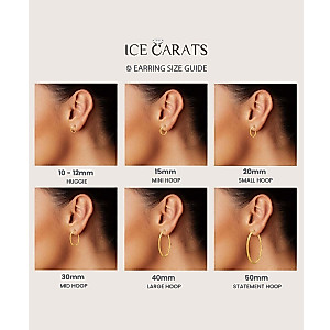 14K Yellow Gold Oval Hoop Earrings