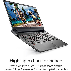 Dell 2023 G15 15.6" 120Hz FHD Gaming Laptop 14-Core Intel i7-12700H 64GB DDR5 4TB NVMe SSD NVIDIA GeForce RTX 3060 6GB GDDR6 Thunderbolt4 HDMI2.1 WiFi AX BT RJ-45 Backlit KB Webcam Windows 11 Pro