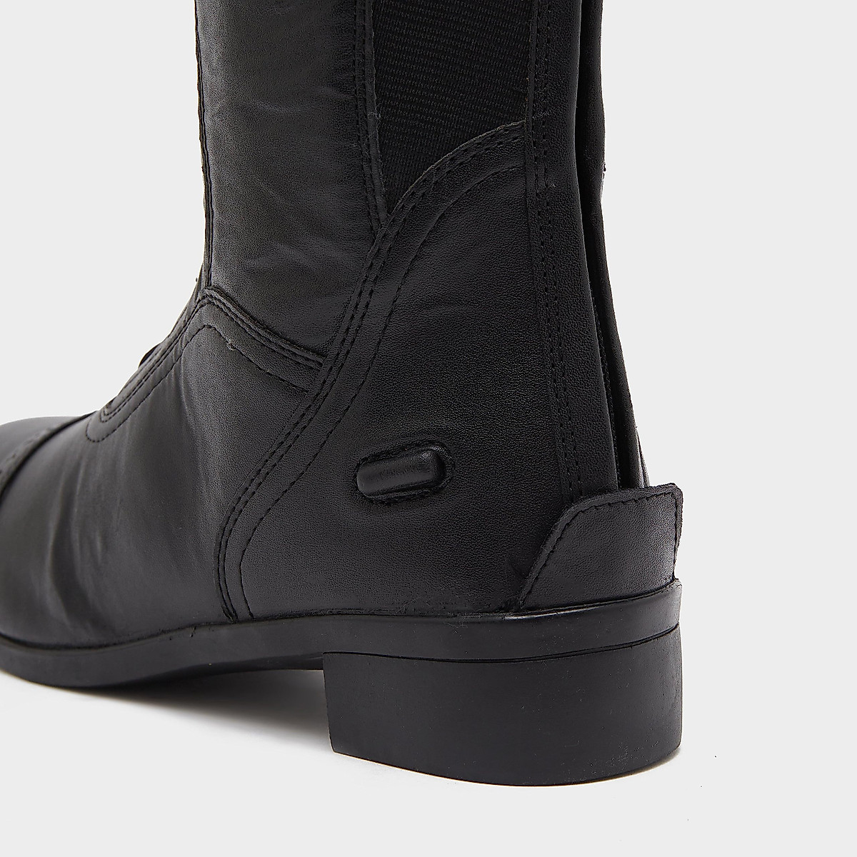 SAXON. Syntovia Tall Field Boots, Black, L7.5 Wide Regular