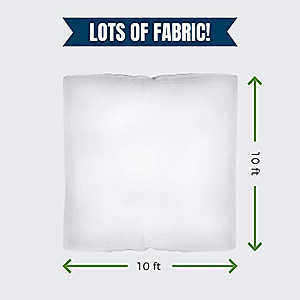 MEKKAPRO Large Mosquito Bug Screen Netting, 10ft x 10ft, Garden Netting for Vegetables, Flowers, Fruits, Plants Barrier Insect Bird