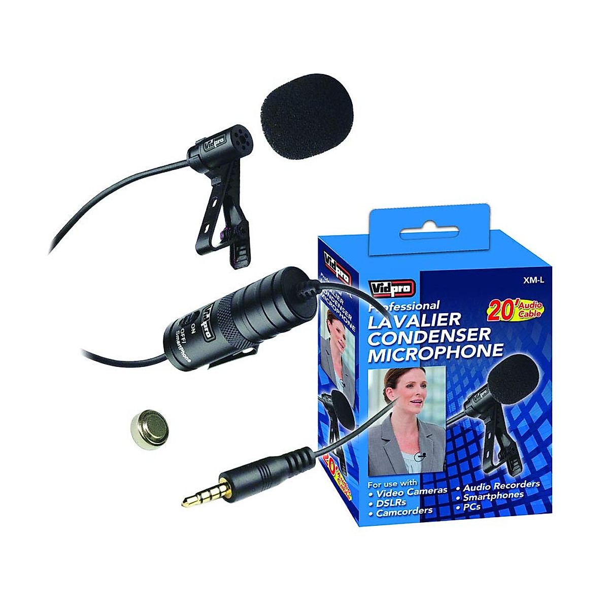 Zoom H5 4-Input / 4-Track Portable Handy Recorder with Interchangeable X/Y Mic Capsule + 32GB Memory Card + Lavalier Condenser Microphone + 4 AA Batteries & Charger + Tabletop Tripod/Handgrip