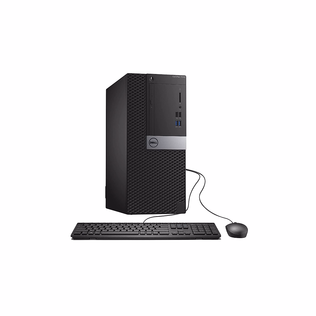 Dell Optiplex 7040 Mini Tower Desktop Computer (i5-6500, 250GB HDD, 8GB RAM) Windows 10 Pro (Renewed)