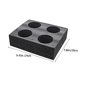 ULTECHNOVO 2 Pcs Cup Holder Tray Coffee Cup Display Holder Fridge Egg Holder Cup Holders for Drinks Drink Carrier for Takeout Packing Tray Cup Tray Disposable Pearl Cotton Bracket