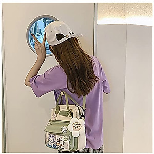 Sunny Fanny OU Cute Backpacks. Japanese Anime Kawaii Backpack School Functional Travel Waterproof Bookbag Laptop Bag…