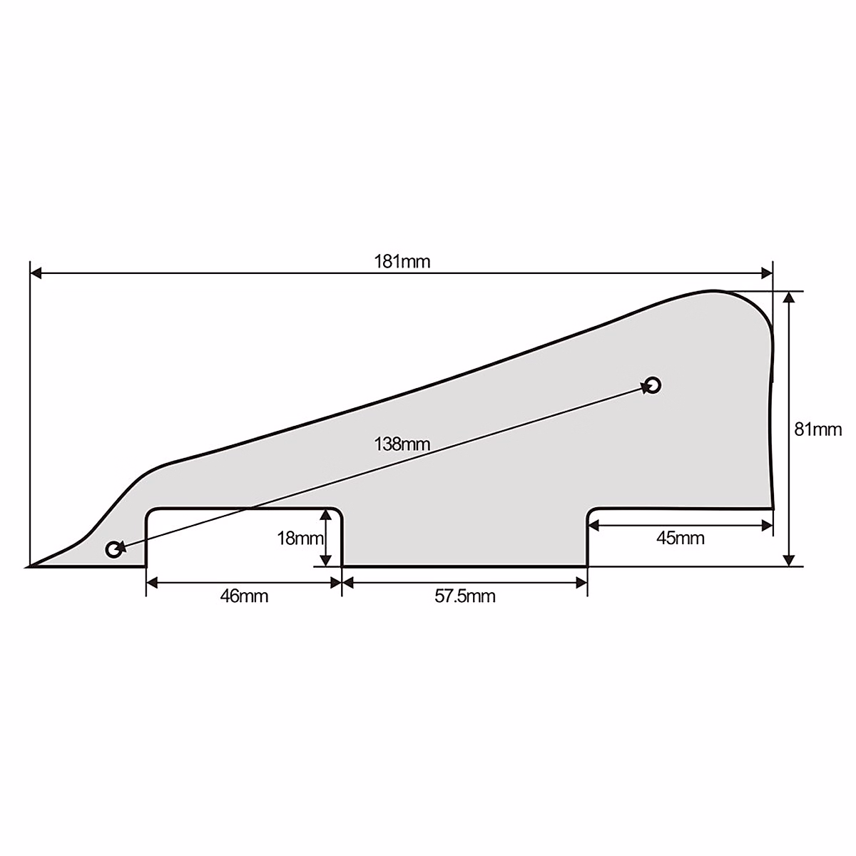 FLEOR 3Ply Black Pickguard Back Plate Screws Set & Switch Ring & Truss Rod Cover Plate & Black Bracket Fit Gibson Les Paul Pickguard Replacement