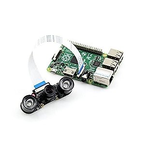 waveshare RPi Camera (F), Supports Night Vision, Adjustable-Focus