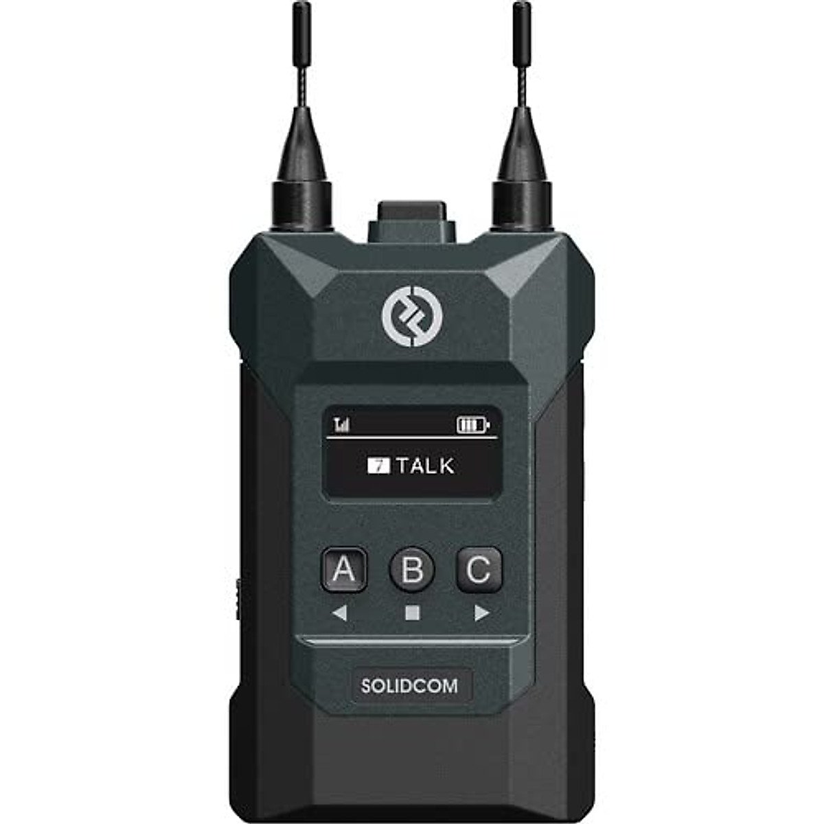 Hollyland Solidcom M1 Full Duplex Wireless Intercom System, Multi-Device Cascade Connection, Broadcast Communication for Business Event Concert Sports, 1 Base Station+8 Beltpacks