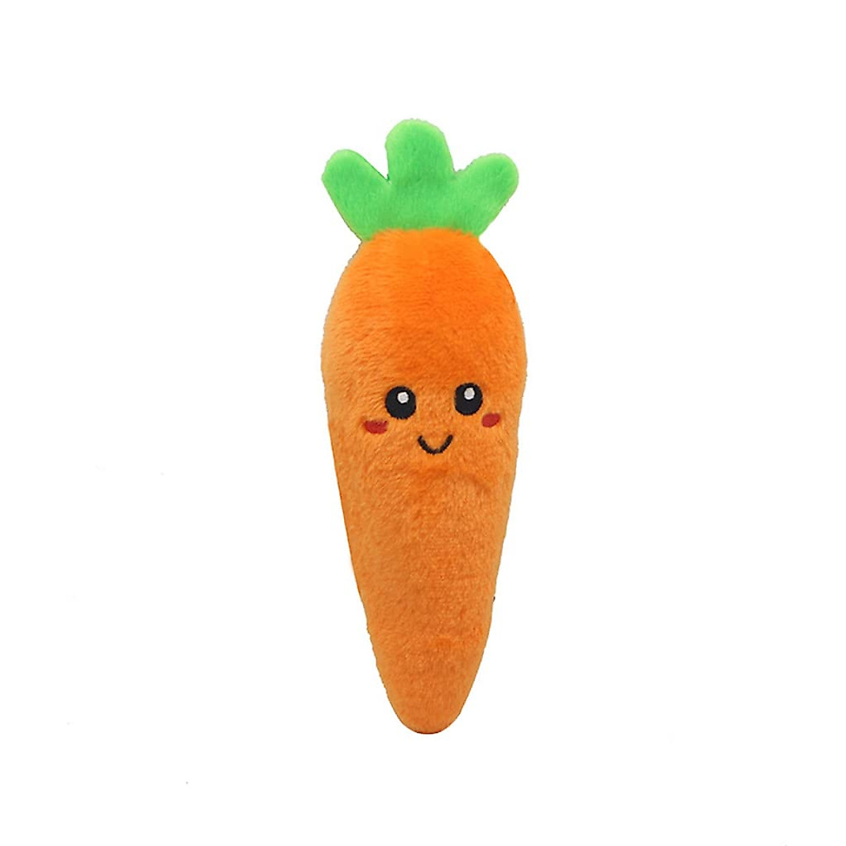 jojobasec Vegetable Plush Shape Puppy Pet for Play Chew Home Puppy Dog Owner for Puppy Breed Reducing Boredom P, carrot