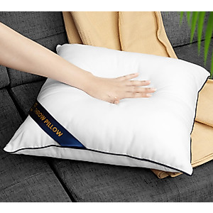 Utopia Bedding Throw Pillow Inserts (Pack of 4, White), 18 x 18 Inches Decorative Indoor Pillows for Sofa, Bed, Couch, Cushion Sham Stuffer