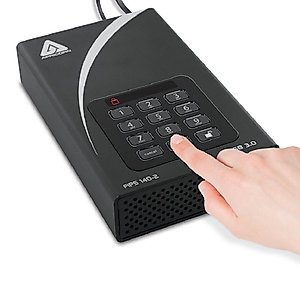Apricorn 6TB Aegis Desktop Padlock FIPS 140-2 Validated 256-Bit Encrypted Hard Drive (ADT-3PL256F-6000)