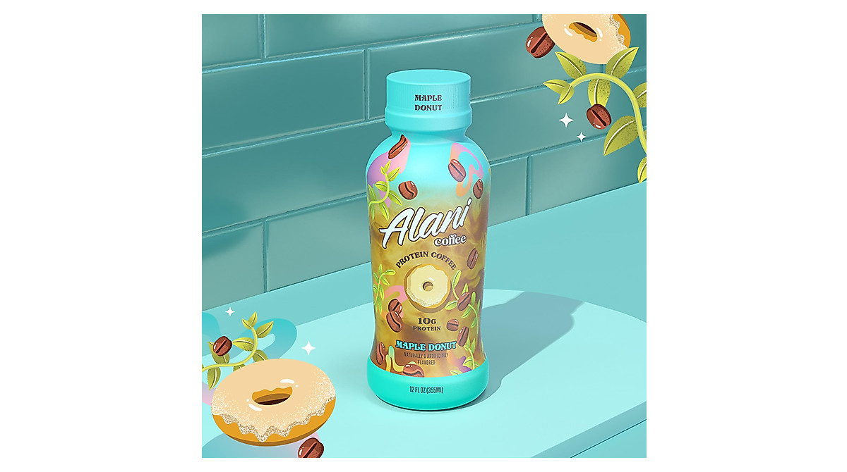 Alani Nu Protein Coffee - Energizing Maple Donut Flavor
