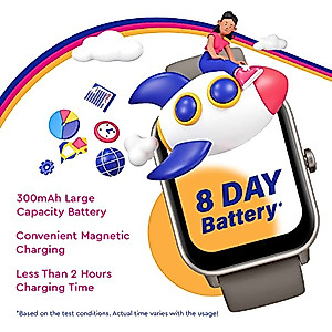 OCTANDRA Ignite VeryFit 1.8" Alexa Built-in Bluetooth Answer Call Smart Watch HR Heart Rate Blood Oxygen Saturation Sleep Monitor Step Counter Fitness Tracker Watches for Men Women (IDW01 BT) (Brown)