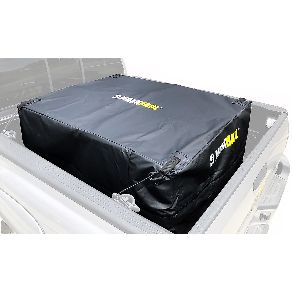 MaxxHaul 50130 Cargo Truck Bag - Heavy Duty and Water Resistant for Pick Up Truck or SUV's - 50" x 40" x 22" Black