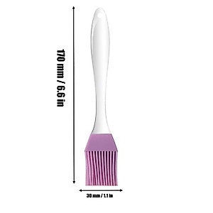 Silicone Pastry Brush 5 Pack Basting Brush Heat Resistant Kitchen Food Brushes for Cooking Basting BBQ Baking