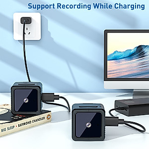 Aufoya Mini Spy Camera- Hidden Camera with 32GB SD Card, Nanny Cam 1080P with Night Vision and Motion Detection, Small Cameras for Home Security, Indoor, Office, Warehouse, Apartment