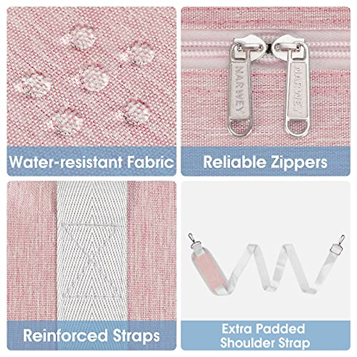 For Spirit Airlines Personal Item Bag 18x14x8 Foldable Travel Duffel Bag Tote Carry on Luggage Duffle Overnight for Women and Men 30L(Pink)