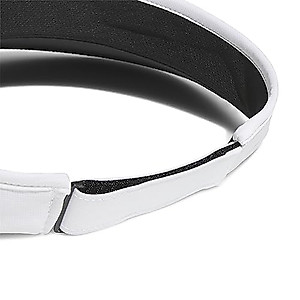 adidas Women's Wide Tour Visor, White, One Size