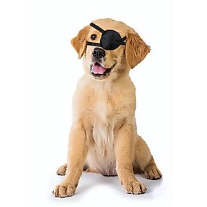 2 Pack Waterproof Dog Eye Patch Dogs Single Eyepatch Dogs Eye Covering Wounds Protector for Dog Pup Eyes Guard
