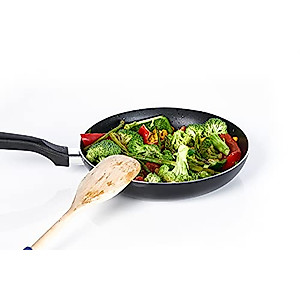 IMUSA USA Black 10" Nonstick Bistro Saute Pan