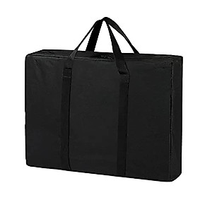SIRUITON Folding Table Storage Bag, Portable Carry Bag for Folding Picnic Tables with Reinforcing Plate & Shoulder Strap, 600D Heavy Duty Extra Large Moving Bags with Zippers（Bag only）