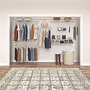 ClosetMaid 28440 ShelfTrack Expandable Shoe Rack, 24" x 42", White