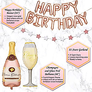 PartyHooman 30th Birthday Decorations for Women With 30th Birthday Sash and Rhinestone Tiara | 30th Birthday Balloons, 2 Pcs Foil Backdrops with 25 pre-assembled photoshoot props | Dirty 30 Birthday