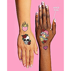 xo, Fetti Bride or Die Bachelorette Temporary Tattoos - 48 Foil Styles | Til Death Do Us Party Bach Decoration, Bridesmaid Favor, Bride to Be Gift + Bridal Shower Supplies