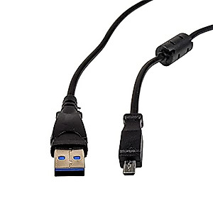 HQRP USB Cable/Cord Compatible with Kodak EASYSHARE C653, C663, C703, C713, C743, C763, C875, C913, CD33, CD40 Digital Camera