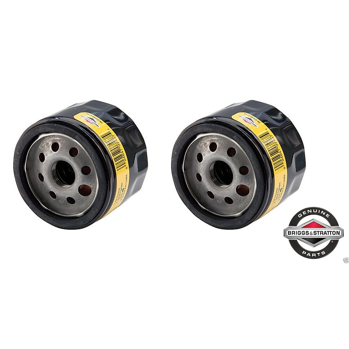 Briggs & Stratton 2 Pack Oil Filter, Genuine Replacement Part 492932, Compatible with Lawn Mower