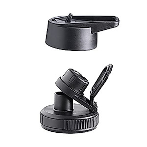 WKZXNIU Stainless Steel Water Bottle with Straw, 32oz, BPA Free, Leak Proof, 2 Lids, for Gym Travel and Camping (Blue/Green)…