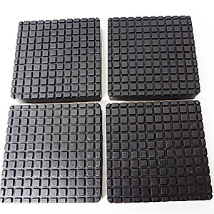 Rubber lift pad set Bendpak 2 post square slip on style 5715365x