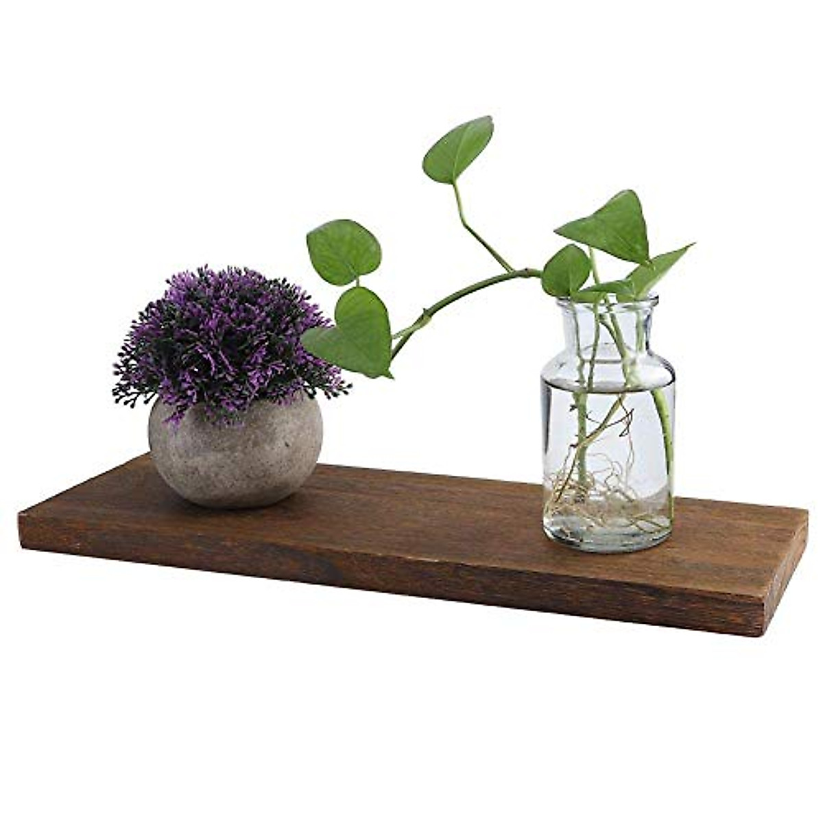 Hoseten Floating Shelves, Floating Wall Shelves, Floating Wood Shelf, Strong Bearing Force Floating Shelves for Store Books for Store Photos(40142cm)