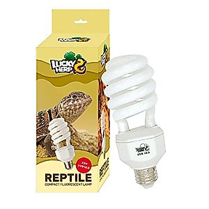 LUCKY HERP UVA UVB Reptile Light 10.0, Desert UVB 150 Compact Fluorescent Lamp 23W