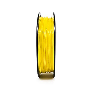 Gizmo Dorks Flexible TPU 3D Printer Filament 3mm (2.85mm) 200g, Yellow