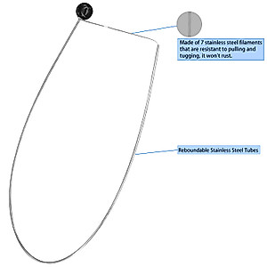 Biudniyll Heavy Duty Button Master for Car Emergency Tool Long Reach Grabber Tool 60cm/23.6"