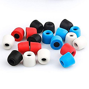 Teensery 4 Pairs Memory Foam Eartips Replacement Earphone Earbud Tips for in-Ear Earphones, 4.5 mm Inner Diameter (Small)