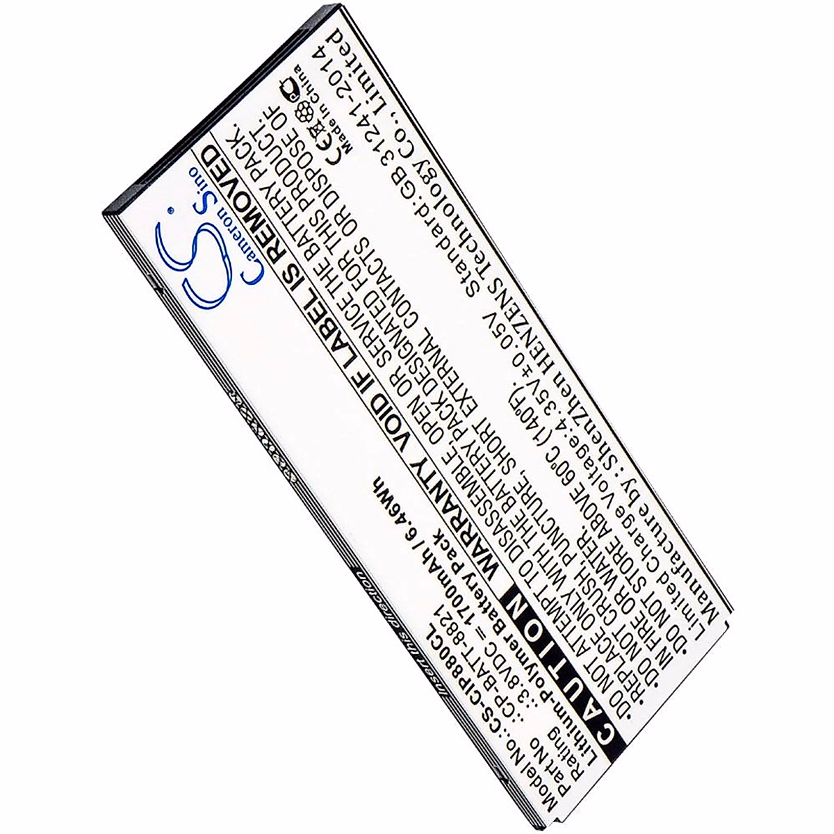 Replacement for Cisco GP-S10-374192-010H Battery - Fully Compatible with Cisco 8800, 74-102376-01, CP-BATT-8821 - (1700mAh Li-Polymer)