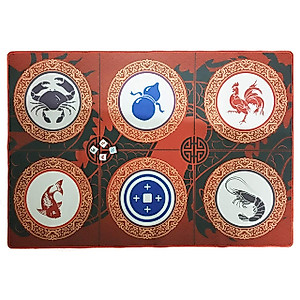 Pop Bunny BAU Cua Ca Cop - Chinese New Year Dice Game - Fish Prawn Crab Dice Game - Lunar New Year Game