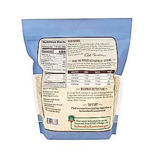 Bob's Red Mill Gluten Free Quick Cooking Rolled Oats, 28 Oz