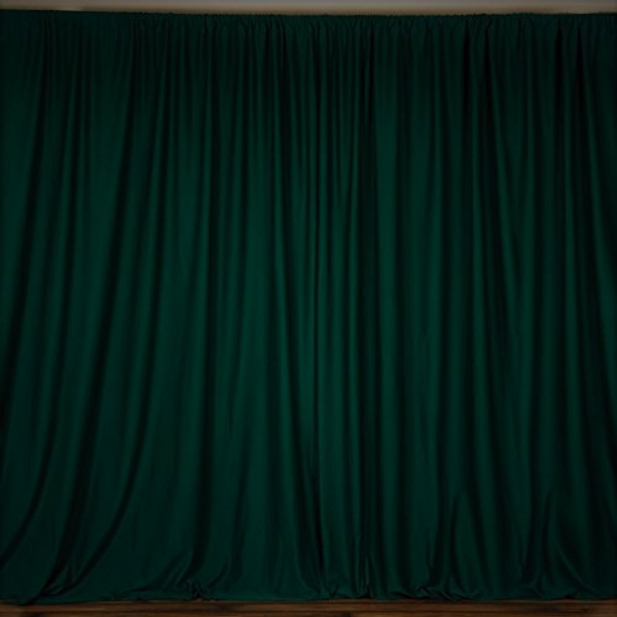 lovemyfabric 100% Polyester Window Curtain/Stage Backdrop Curtain/Photography Backdrop 58" Inch X 108" Inch (1, Hunter Green)