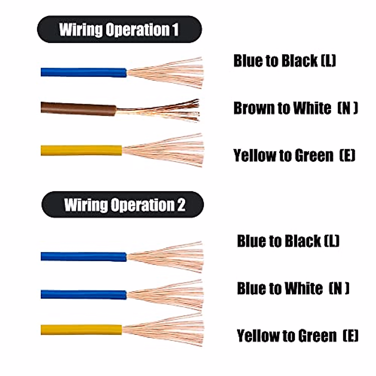 RLOZUI Exhaust Fan, 8 Inch 500 CFM Wall Mounted Vent Fans,Exhaust Shutter Fan for Bathroom Attic Kitchen Window Basement 110V 80W (8 inch, Black)