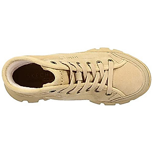 Skechers Women's Roadies Surge-YES 2 Suede Sneaker, TAN, 8.5