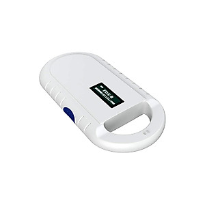 Liyeehao Handheld Pet Microchip Scanner, Rechargeable Animal Chip Reader Microchip Reader for Animal Tracking, Universal RFID Reader Pet ID Microchip Scanner for ISO 11784/11785, FDX-B and ID64 RFID