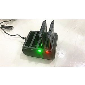 4-Slot Charging Cradle for Zebra TC51 TC510K TC52 Battery Charger Cradle with Adapter for Zebra TC56 TC57 Charging Accessories for Scanner