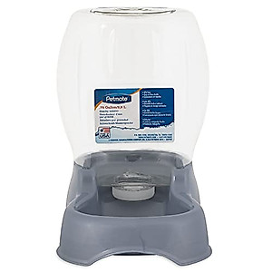 Petmate Pet Cafe Waterer Cat and Dog Water Dispenser 4 Sizes, Pearl White