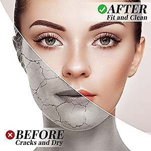 Patelai 2 Pcs Powder Puff Makeup Puff Triangle Powder Puff Soft Powder Sponge Reusable Triangle Sponges with Strap for Loose Powder Cosmetic Foundation Wet Dry Makeup (Black, White)