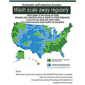 Kndko Ice Makers Countertop, 2,000 pcs/45 lbs/Day,2 Way Filling,Self-Cleaning,6 Gears Ice Size Control,24H Timer, ice Machine Maker countertop for Home Outdoor RV