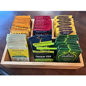 Tea Bag Holder, Tea Bag Storage Organizer, Tea Candy Basket, Sugar Packet Organizer, Coffee Station Condiment Organizer