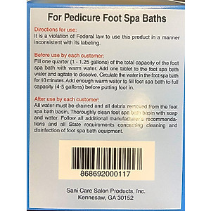 SANI CARE Sani-Tablet 100 Tablets (Model: SAN0100)