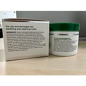 Tea Tree Oil Hair Mask - Deep Conditioner Treatment for All Hair Types - Intense Hydration Care and Protein Moisture Repair for Women and Men.